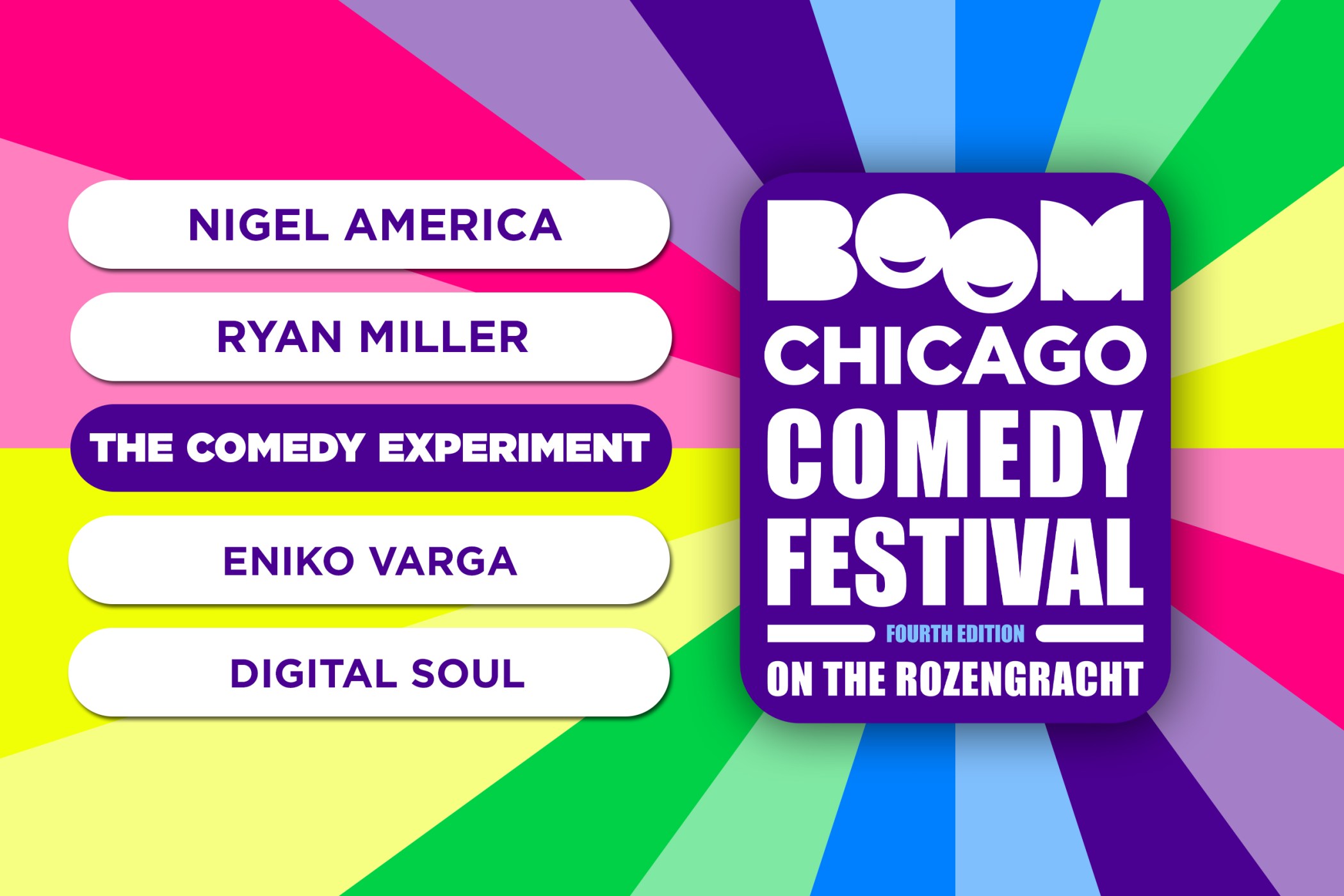 The Comedy Experiment | Boom Chicago Comedy Festival